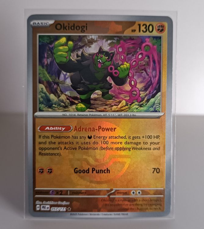 Okidogi 057/131 Pokeball Pokemon Prismatic Evolutions PRE EN (Neu (gemäss Beschreibung)) in ...