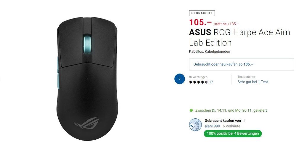 Asus Rog Harp Ace Aimlab Edition | Comprare su Ricardo