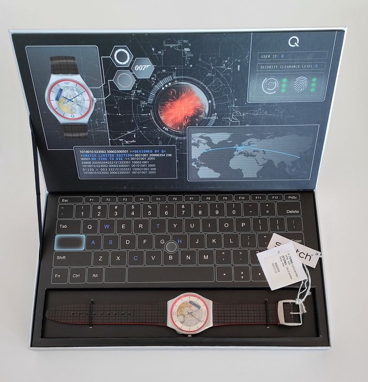 Montre Swatch 2Q James Bond 007, NOS full set | Kaufen auf Ricardo