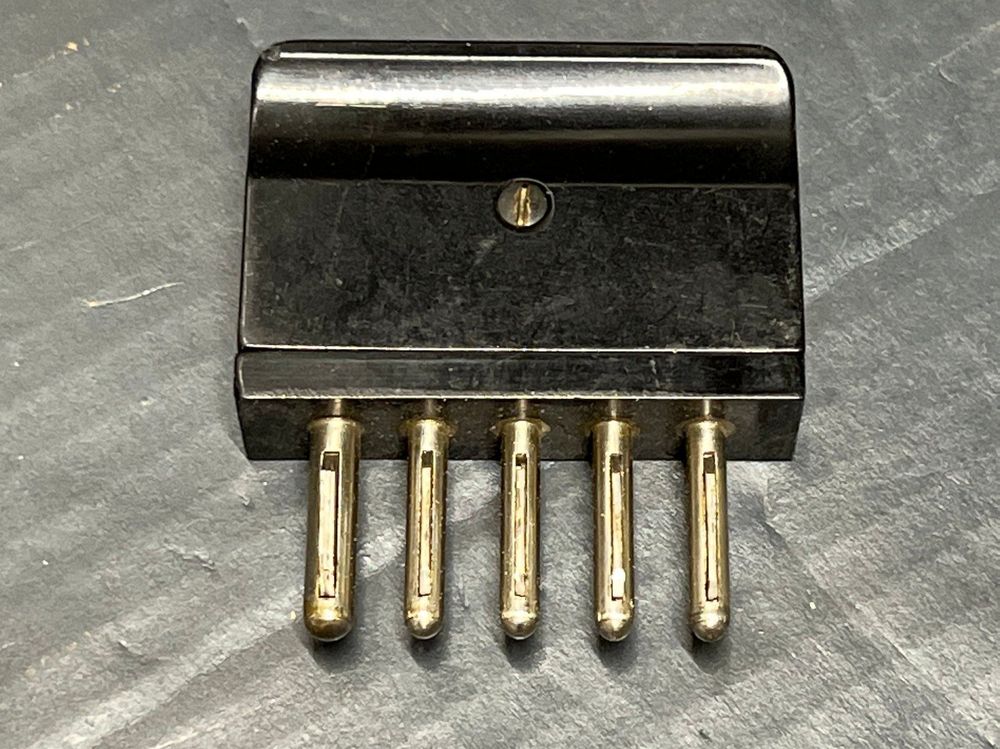 T+T Telefon Stecker 5-polig für Zentrale - antik (Gebraucht) in ...