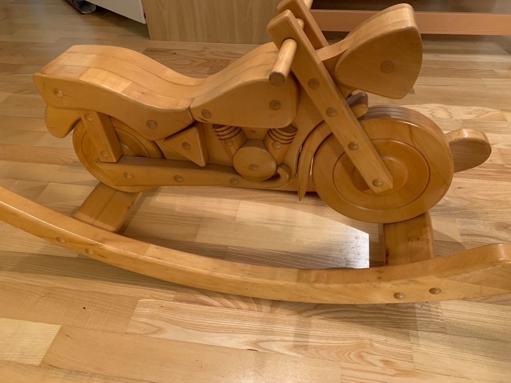 Schaukelpferd Als Motorrad