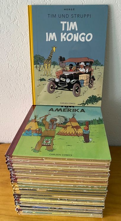 Tim und Struppi Farbfaksimile Komplett (Neu und originalverpackt) in ...