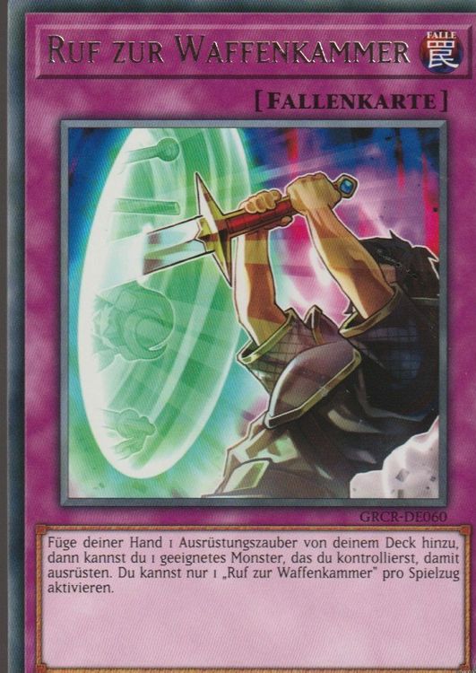 TCG YU-GI-OH! GRAND CREATORS GRCR DE 060 Ruf zur Waffenkamme (Neu (gemäss Beschreibung)) in ...