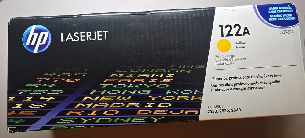 Toner HP Laser Q3962A + Q3963A Magenta et Jaune Neuf! (Neuf (Voir ...