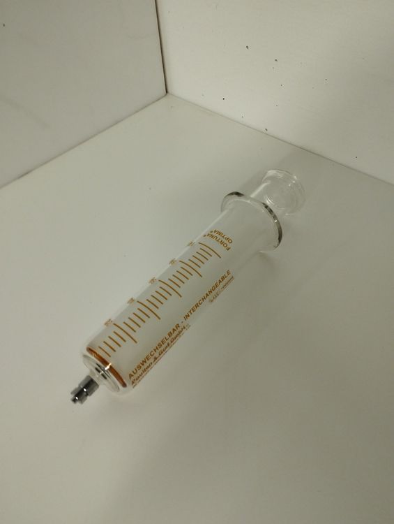 Ganzglasspritze, FORTUNA OPTIMA 100 ml, Luer-Lock-Konus (Gebraucht) in ...