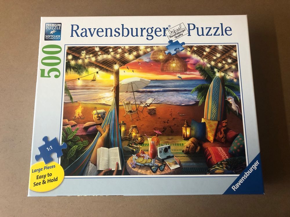 Ravensburger Puzzle 500 Teile Strandurlaub neuwertig | Kaufen auf Ricardo