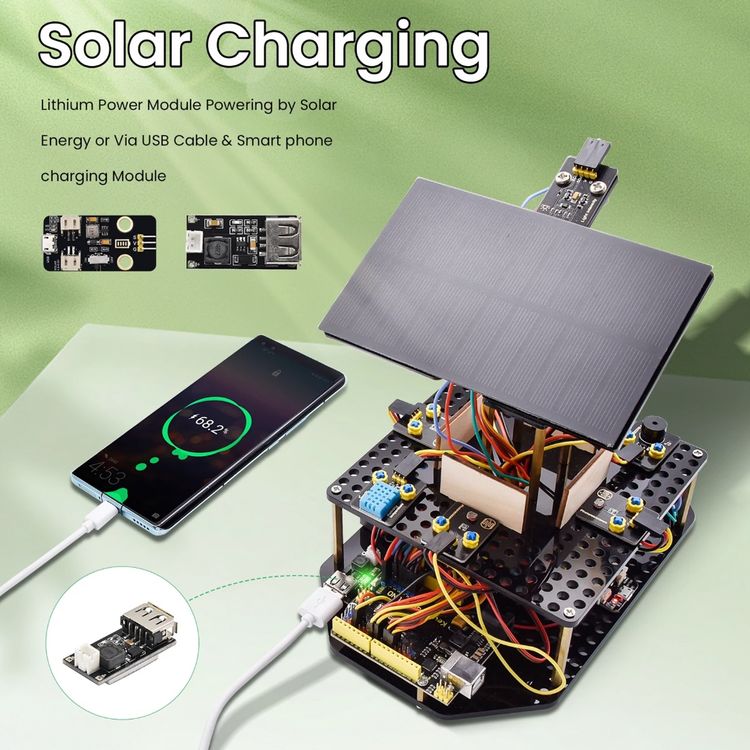 Solar Panel Tracking Kit – Intelligentes Tracker für Arduino (Neu und ...