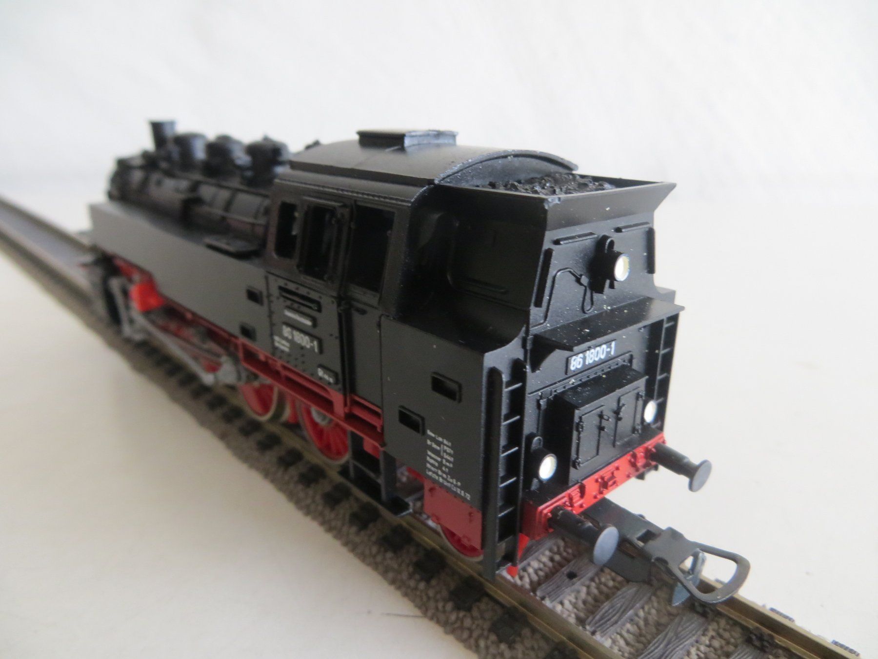 Piko H0: Dampflok BR 86 der DR, GS, EM 27 schwarz, OVP (Gebraucht) in ...