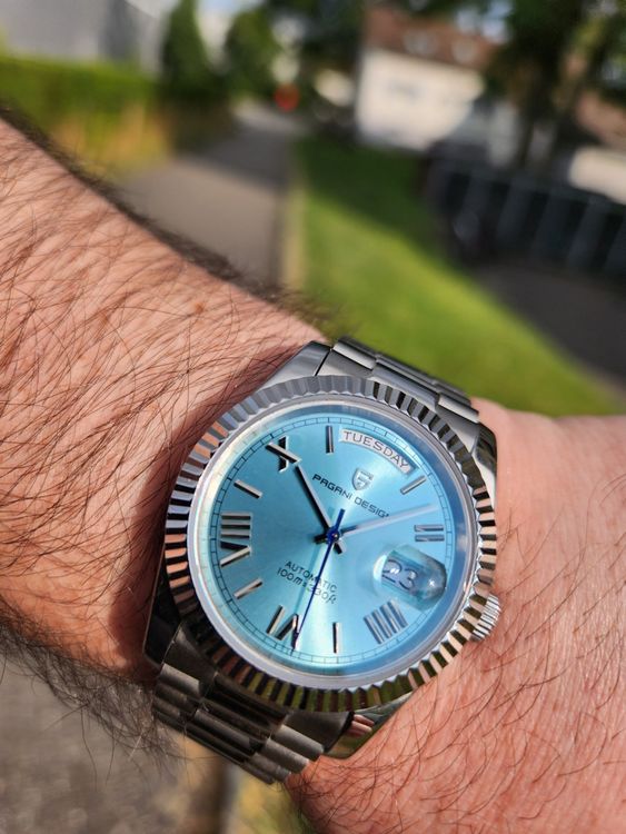 Pagani Design Day Date ice blue (Neu (gemäss Beschreibung)) in ...