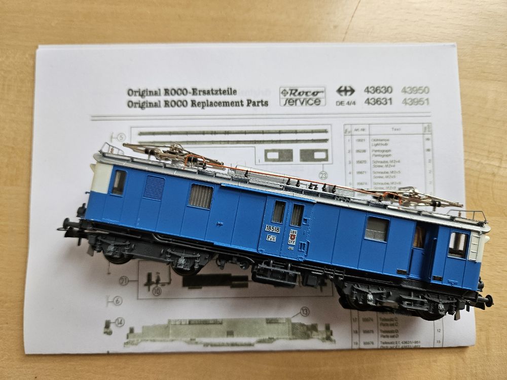 Roco 18518 Fe 4/4 Lok SBB H0 (Gebraucht) in Hägglingen für CHF 156 ...