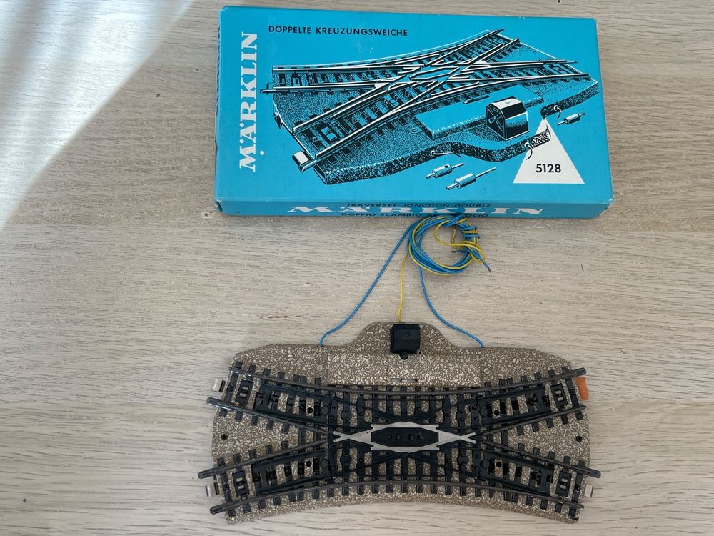 Märklin 5128 kreuzungsweiche M H0 (2) | Kaufen auf Ricardo