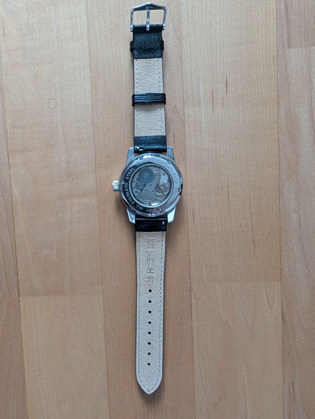 Zeno Uhr "Chrono Pilot Classic", mit Glasboden und Datum (Gebraucht) in ...