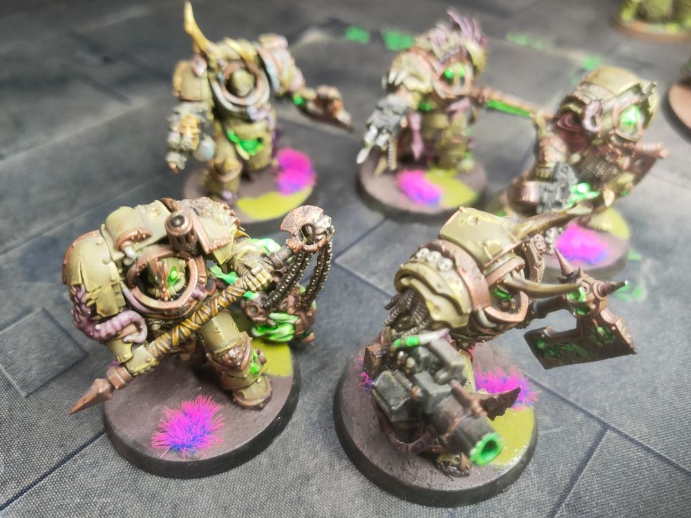 Blightlord Terminators, Warhammer 40k Death Guard (Gebraucht) in Baden ...