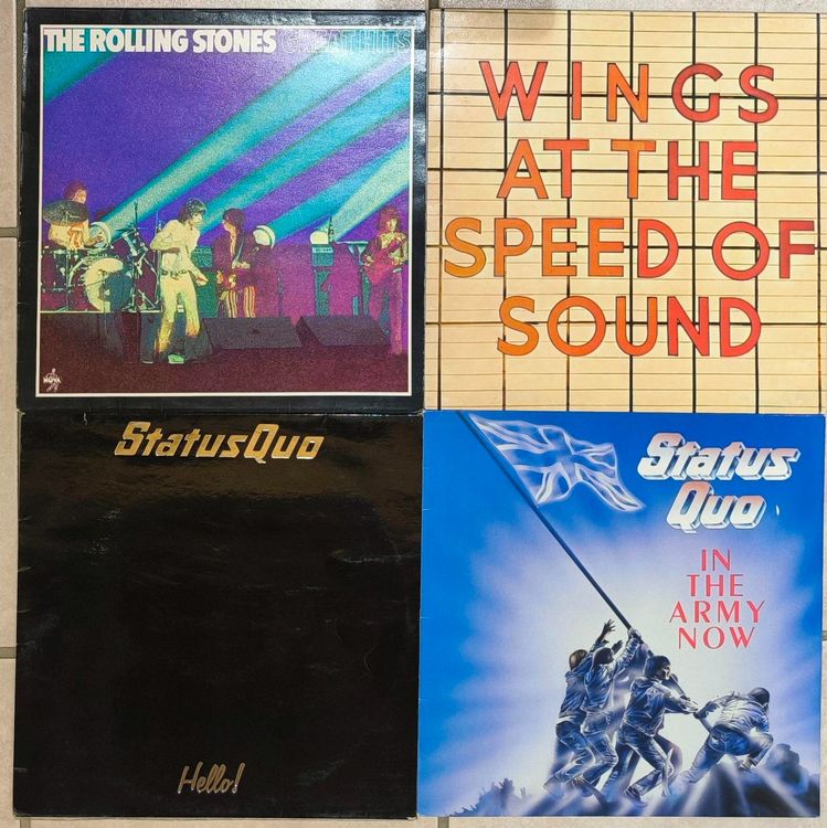 Rolling Stones - Wings - Status Quo (Gebraucht) in Kappel SO für CHF 6 ...