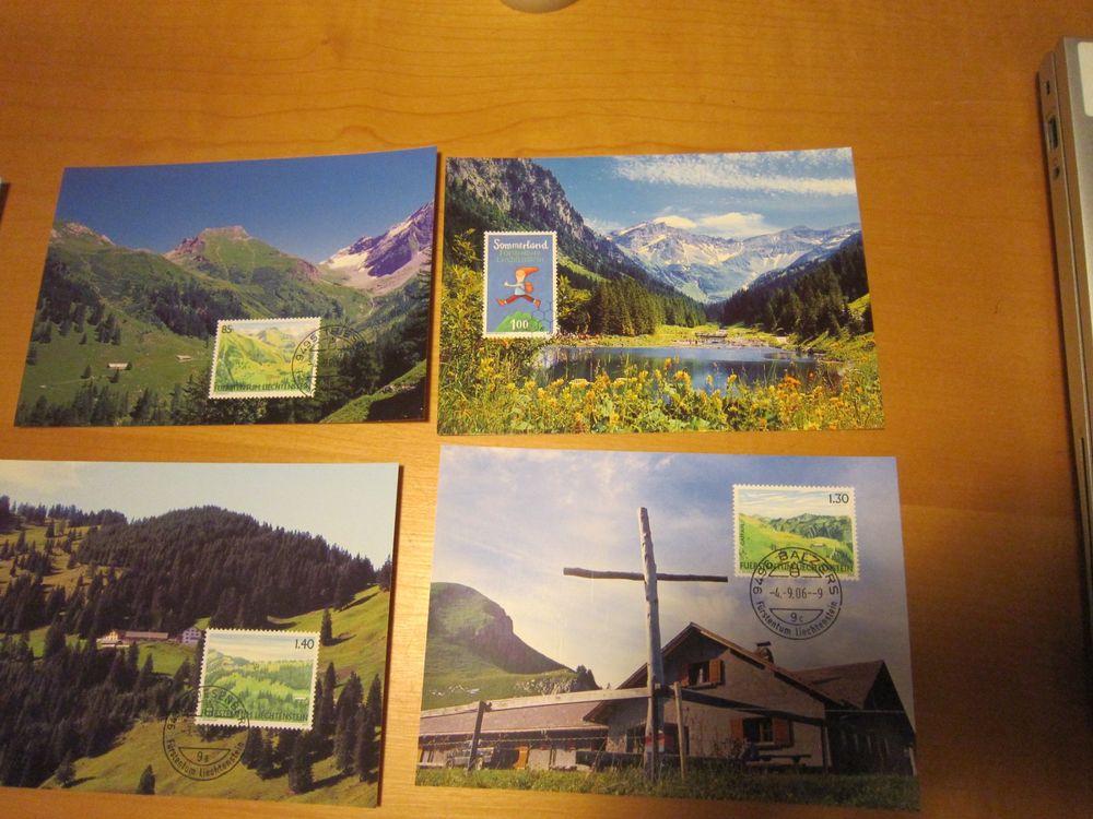 Schöne Postkarten / Maximumkarten Landschaften Lichtenstein | Kaufen auf Ricardo