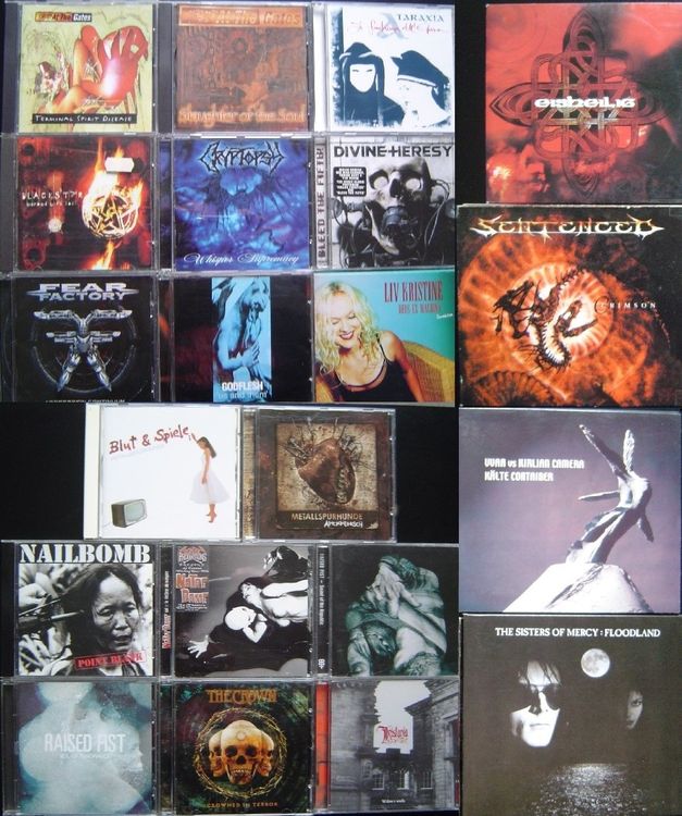 METAL / GOTHIC / INDUSTRIAL CD`s (Gebraucht) in Wohlen AG für CHF 42 ...