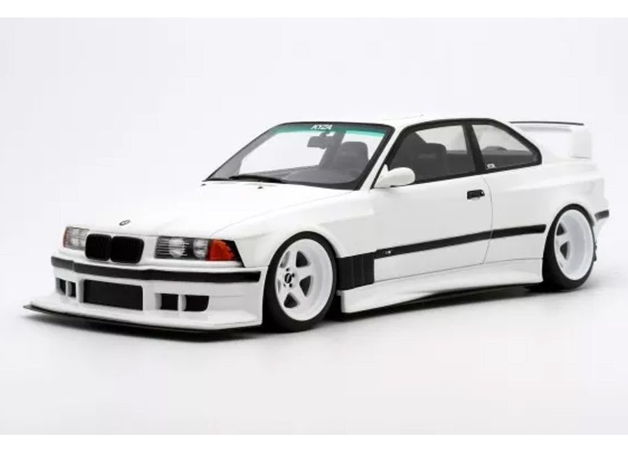 BMW M3 GTR E36 KHYZIL SALEEM ALPINE WEISS 1:18 OTTO (Neu und ...