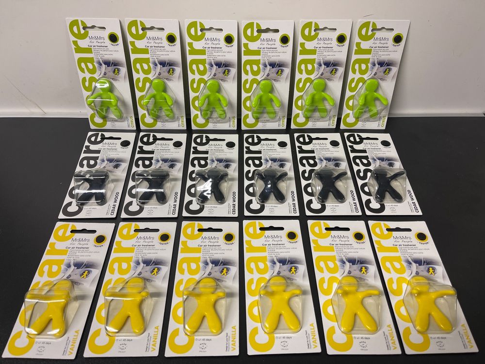 Neu div. Auto Duft Lufterfrischer Mr&Mrs Cesare (18x) | Kaufen auf Ricardo