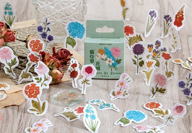 46 Stk. Sticker/Aufkleber - Blumen Garten | Kaufen auf Ricardo