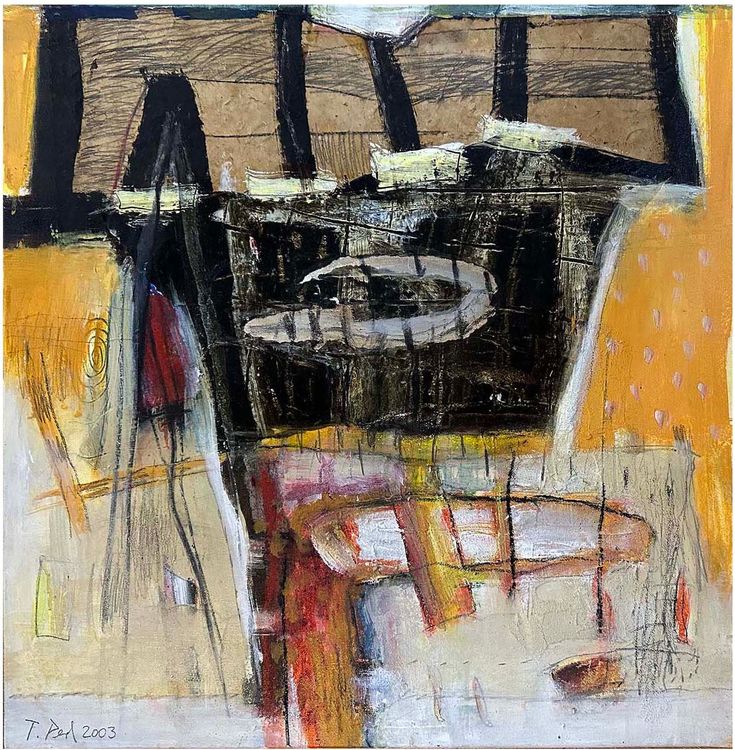 Gemälde, Thomas Perl, Mischtechnik signiert 60 x 60 cm (Gebraucht) in ...