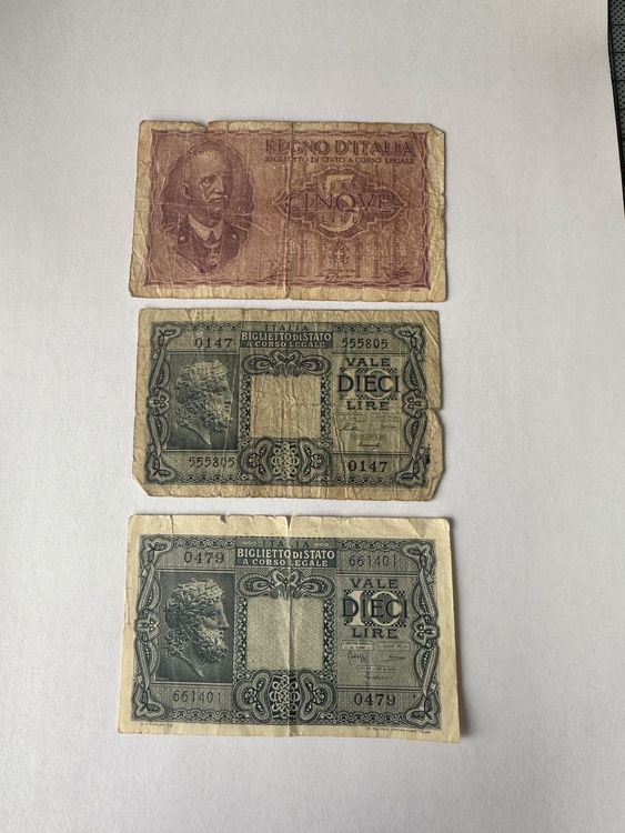 Alte Italienische Lire Banknoten Sammlung | Kaufen auf Ricardo