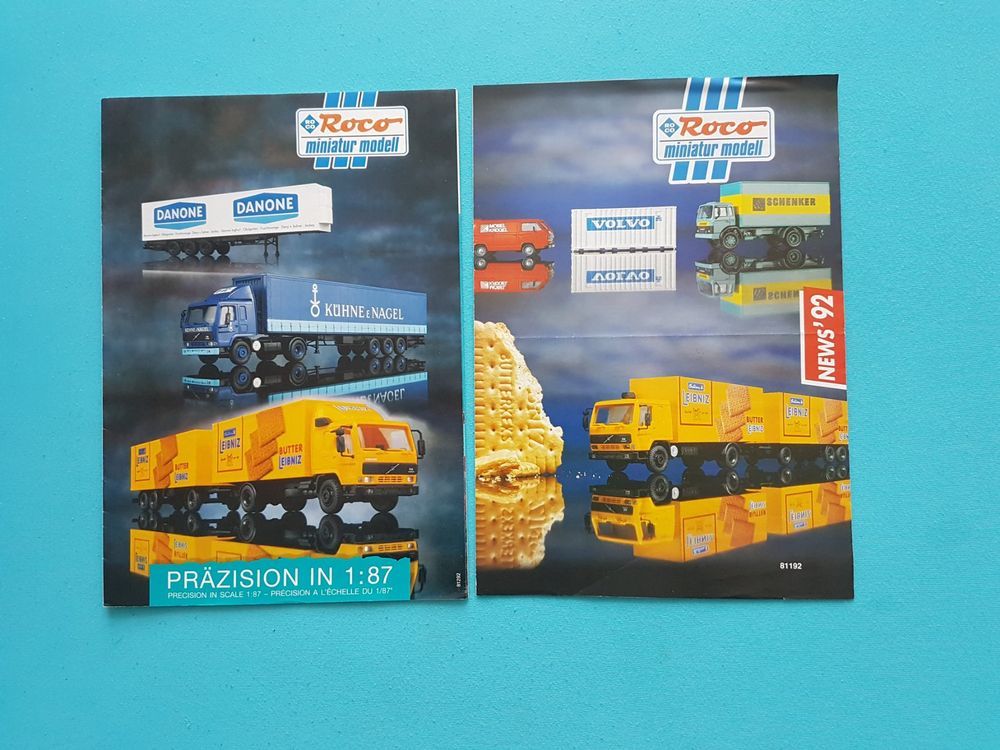 Catalogue, Katalog, ROCO, Miniatur modell, HO, 1:87, 1992 (Neu (gemäss ...
