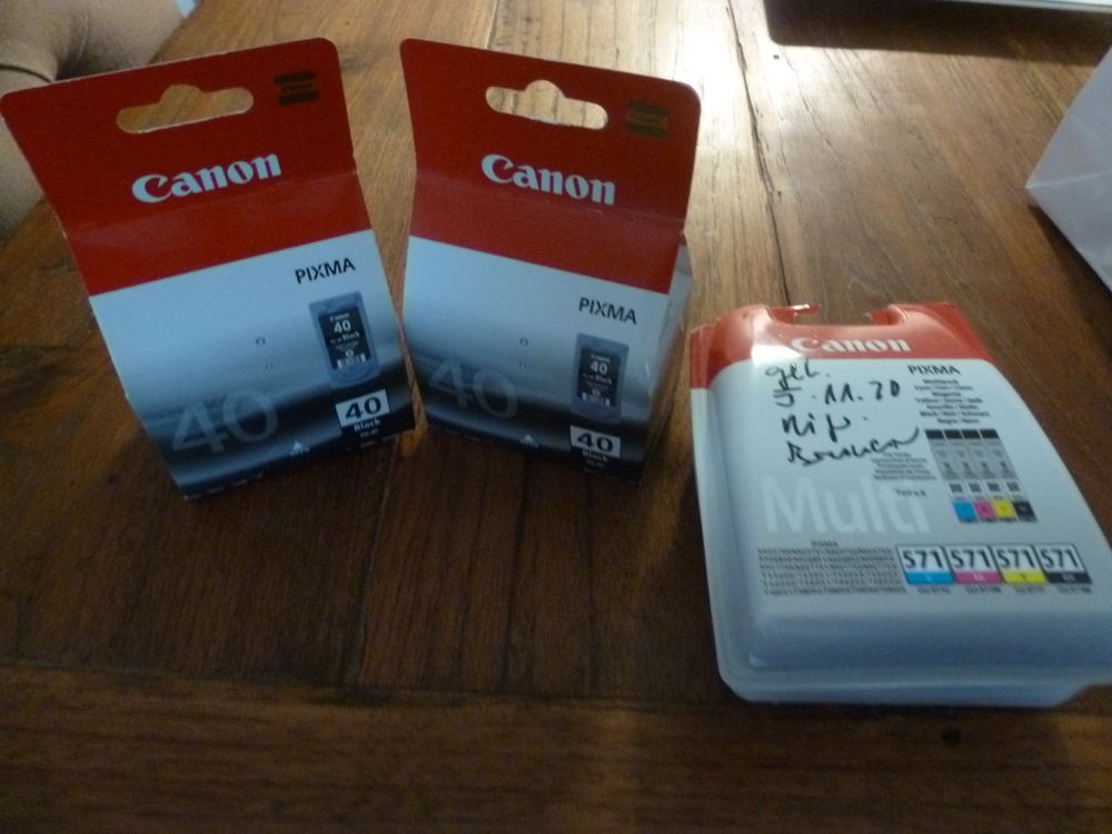 Druckerpatrone, Printerpatrone Canon Pixma 40 (Neu und originalverpackt ...