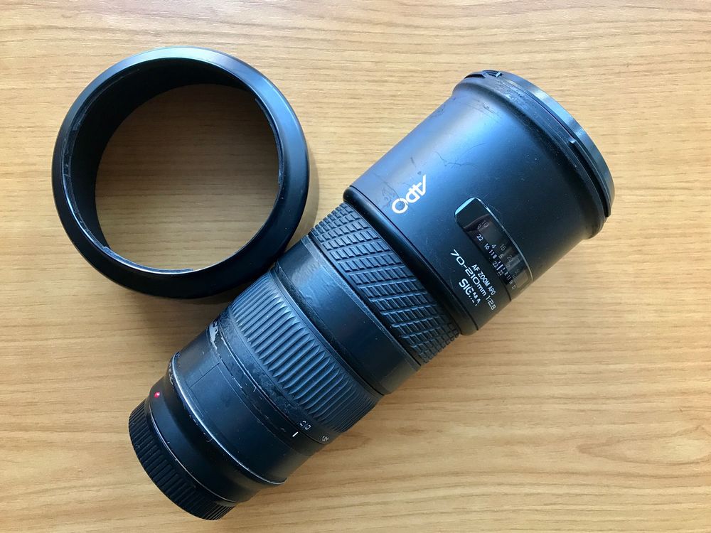 Sigma AF Zoom APO 70 - 210 mm 1:2.8 (u.a. für Minolta) (Gebraucht) in Liestal für CHF 90 – mit ...