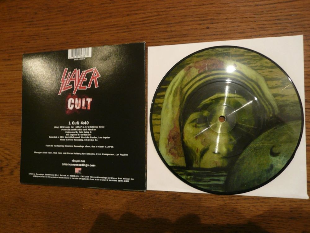 SLAYER Cult - 7" Picture Disc - new !!! - EU 2006 | Kaufen auf Ricardo