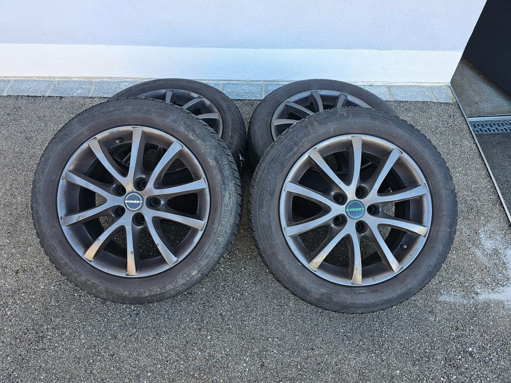 4 Winter Alu-Kompletträder Dunlop 205/55R16 91T (Gebraucht) in Zullwil für CHF 45 – nur Abholung ...