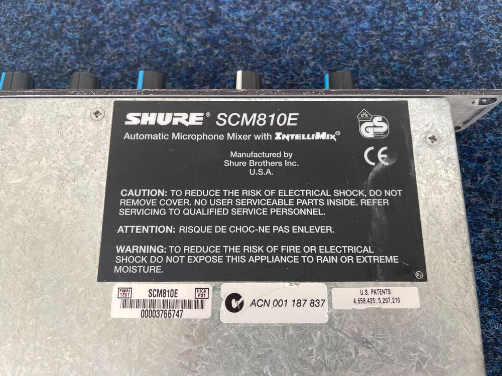 Shure SCM 810E (Gebraucht) in Au ZH für CHF 10 – mit Lieferung auf ...