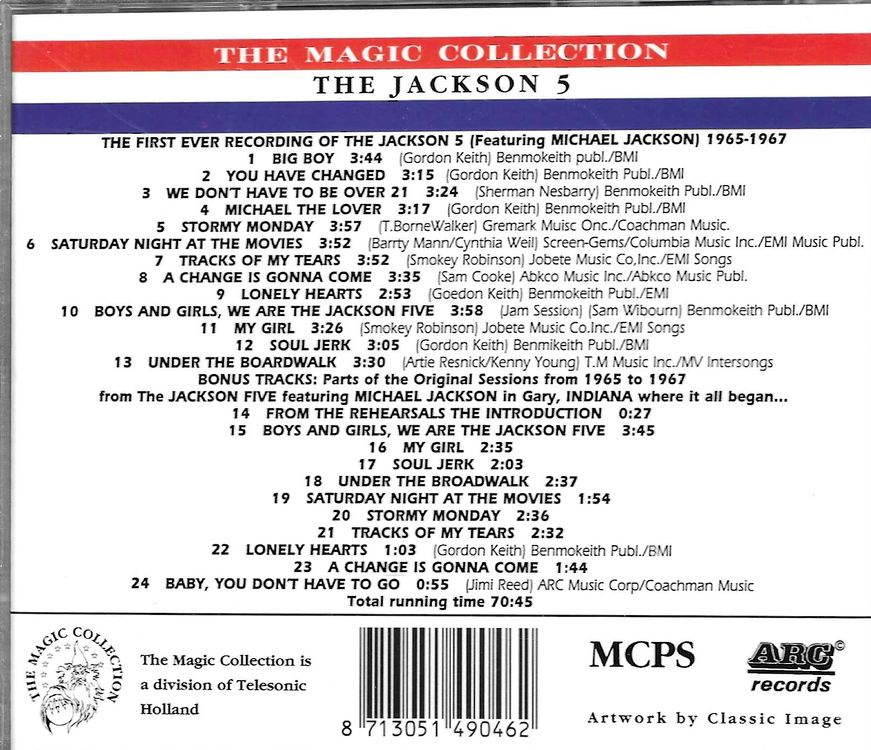 The Jackson Five Featuring Michael Jackson - 1965-67 (Gebraucht) in Savagnier für CHF 3 – mit ...