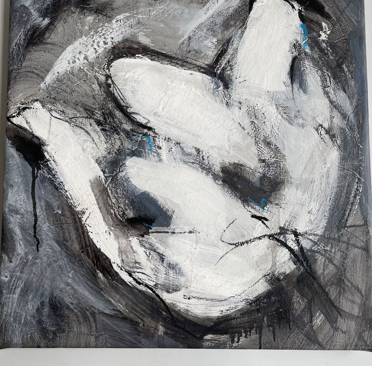 Abstrakte Gemälde unleserlich Signiert | Kaufen auf Ricardo