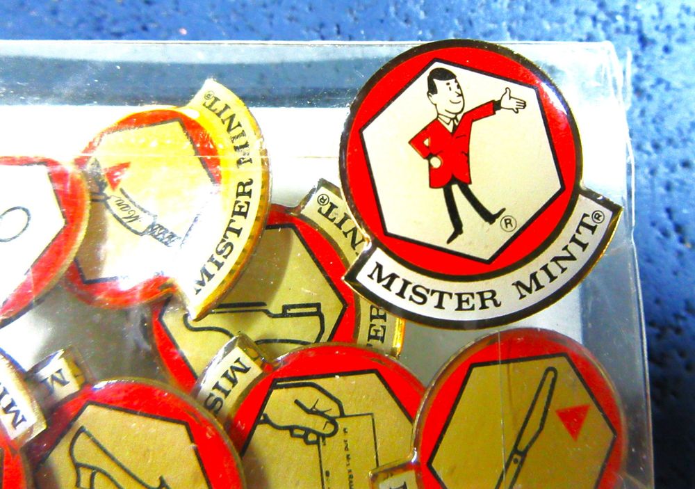 MISTER MINIT 9er PIN-SET SAMMLUNG KONVULT IN BOX (Gebraucht) in ...