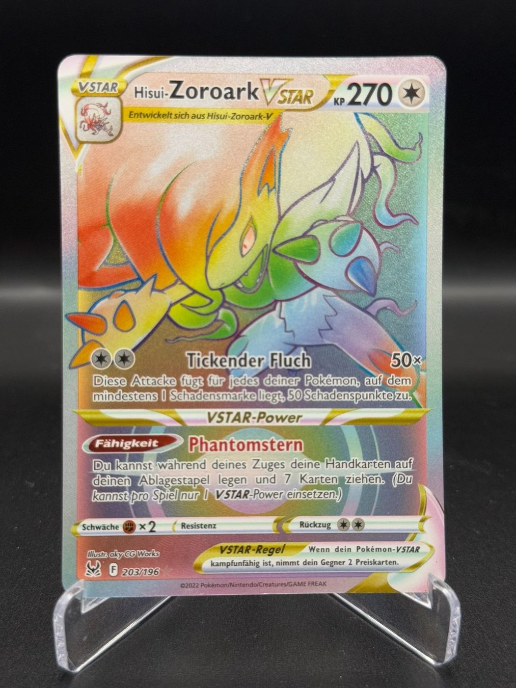 Hisui-Zoroark VSTAR (LOR 203) - Rainbow Rare (Gebraucht) in Birmensdorf ...