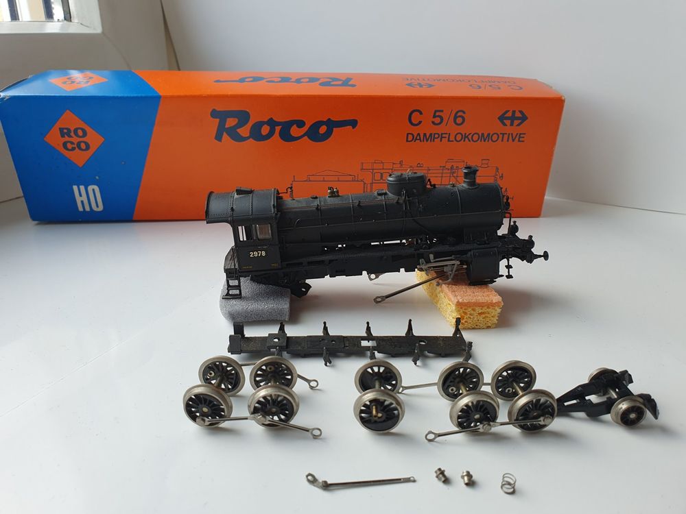 Lok Gehäuse und Teile von Roco C 5/6 Art.Nr. 04111 A (Gebraucht) in ...