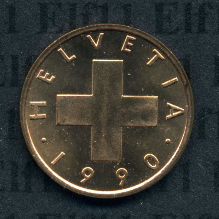 CHF___0.01 1990 stgl * nigelnagelneu! 1 Rappen (Neu (gemäss Beschreibung)) in Widnau für CHF 4 ...