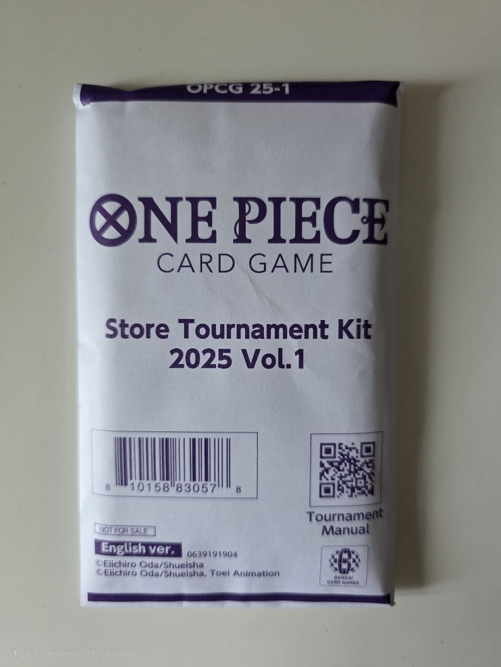 One Piece Store Tournament Kit 2025 vol. 1 🇬🇧 (Neu und originalverpackt ...
