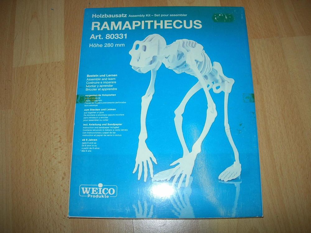 Holzbausatz, Ramapithecus | Kaufen auf Ricardo