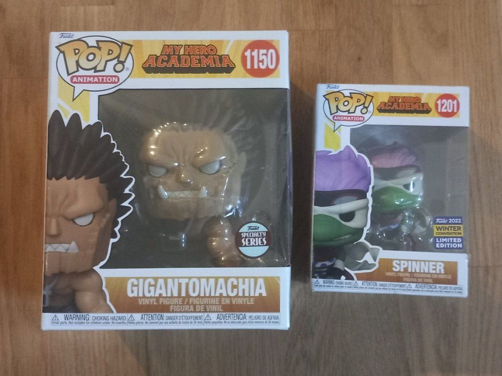Funko Pop My Hero Academia Gigantomachia & Spinner Limited (Neuf avec ...
