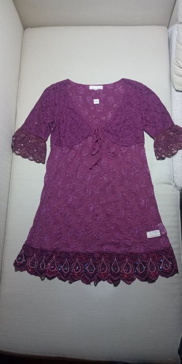 Odd Molly Luxus Tunika Seide mit Spitzen zu Free People Nile (Gebraucht ...