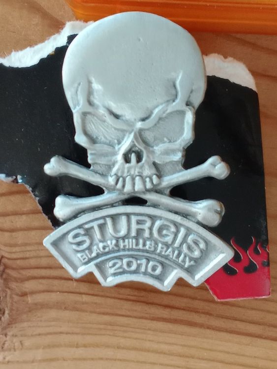 Sturgis Black Hills Rally Pin 2010 - Totenkopf Skull! (52) (Neu (gemäss ...