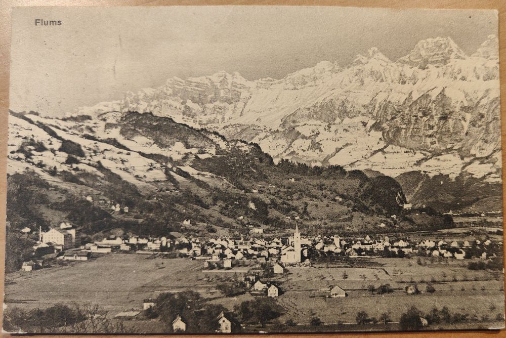 Schöne Karte Flums um 1910 (Gebraucht) in St. Erhard für CHF 3.5 – mit ...
