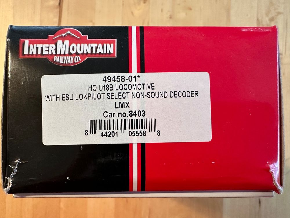 Intermountain U18B LMX mit ESU Lokpilot 8403 | Kaufen auf Ricardo