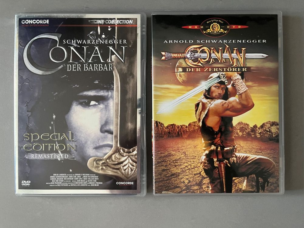 Conan | Der Barbar (2004) & Der Zerstörer (1984) DVD 📀 (Neu (gemäss Beschreibung)) in Sierre für ...