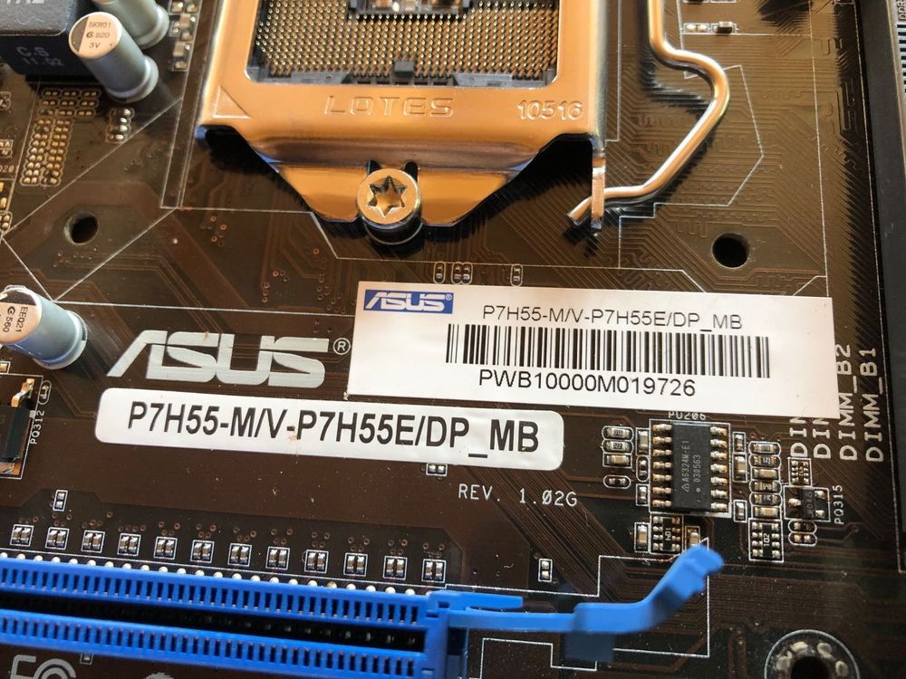 ASUS P7H55-M/V-P7H55E/DP_MB Mainboard (Gebraucht) in St. Gallen für CHF ...