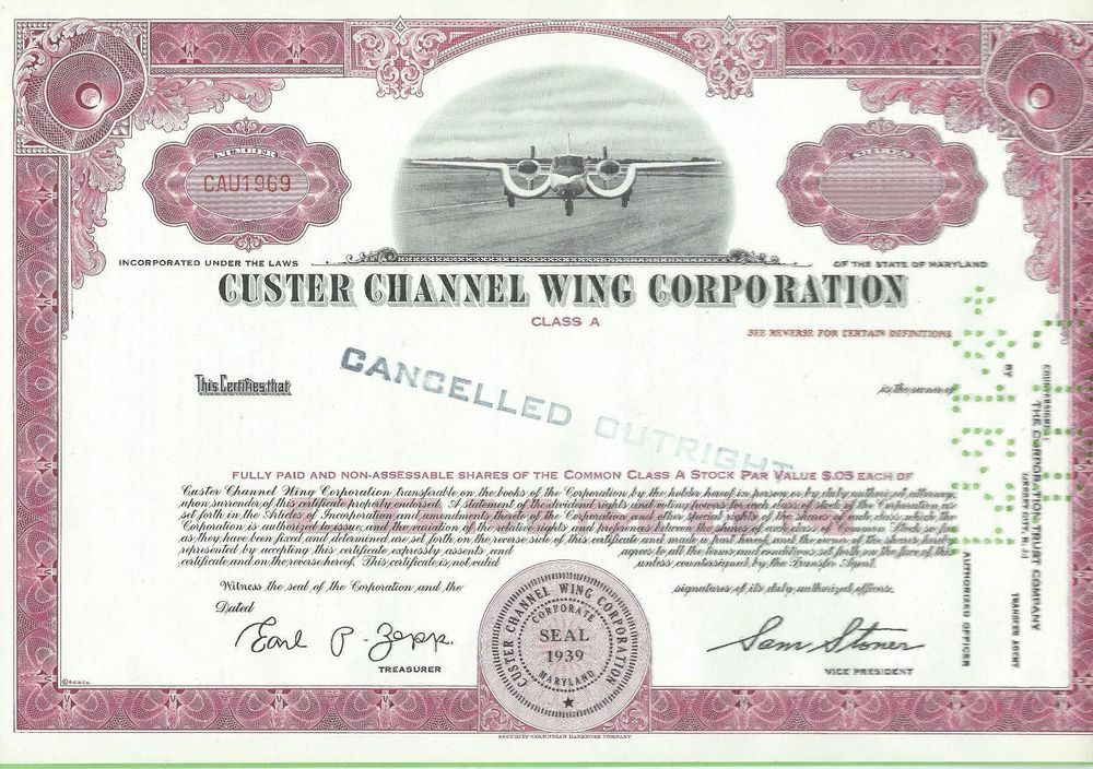 Custer Channel Wing Corp. (Gebraucht) in Zürich für CHF 6 – mit ...