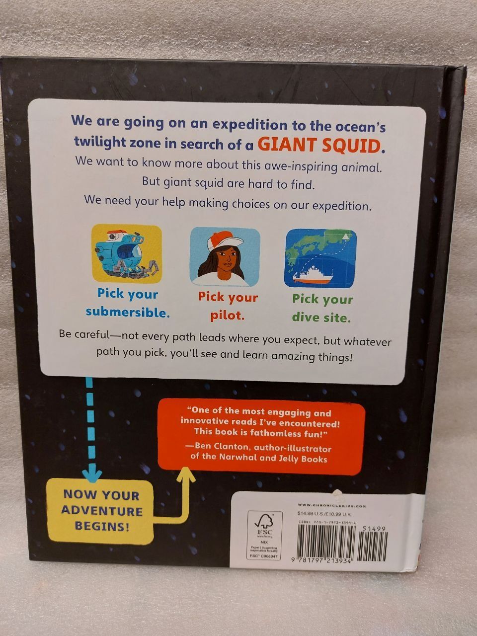Children's book in English - Search for a Giant Squid (Gebraucht) in ...