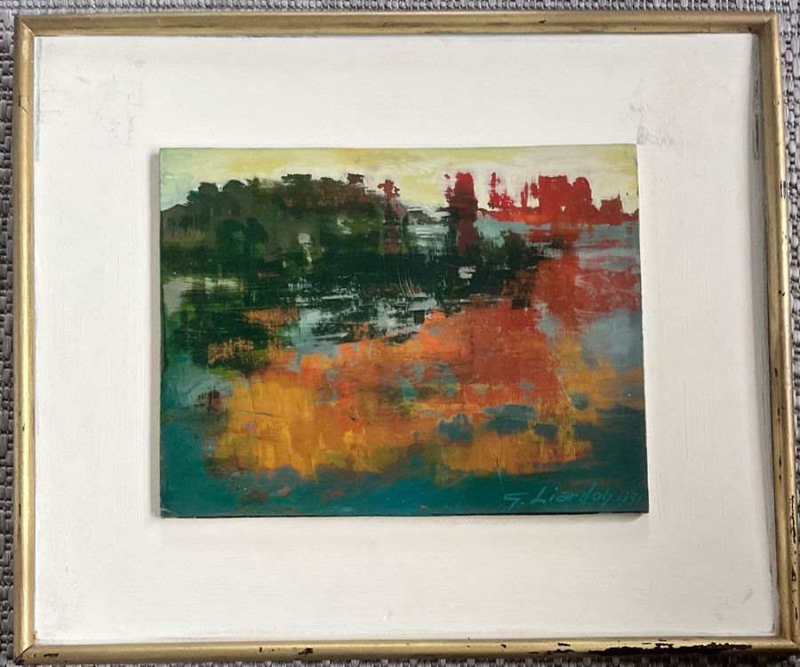 70. er Jahre Intressante Gemälde auf Holz von Gerard Liardon | Kaufen auf Ricardo