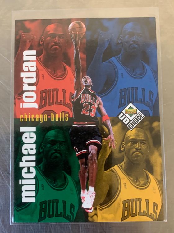 NBA Michael Jordan UD Choice Checklist Card (Neu (gemäss Beschreibung ...